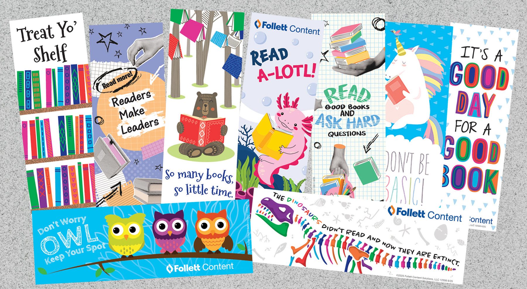 Free Printable Literacy Bookmarks for Librarians and Teachers